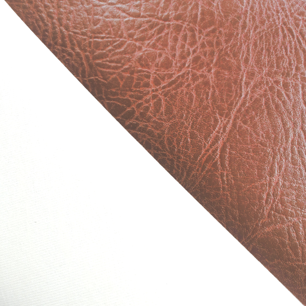 Chestnut Distressed Leatherette Fabric, Distressed Leatherette Fabric ...